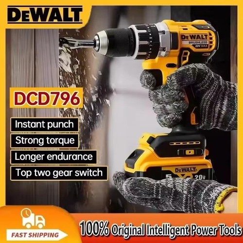 DEWALT DCD796P2-GB 18v 2x5.0Ah Li-Ion XR Combi Drill Kit | eBay UK
