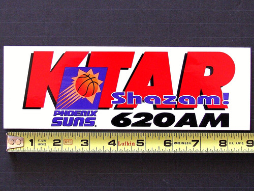 KTAR...620AM Vintage Original Radio Station Sticker Decal * PHOENIX ...