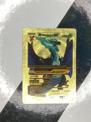 pokemon card charizard ex gold | eBay
