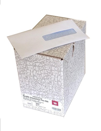 Hcfa Envelopes Window Style Size 10-1/2 4-1/2 X 9-1/2" Self Seal Flaps ...