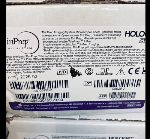 Hologic Thinprep slides (Imaged) box of 100 slides | eBay