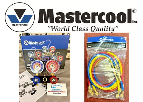 R32 Refrigerant Gauge Set R-32 R41Oa Mastercool Model 51103 Refrigerant ...