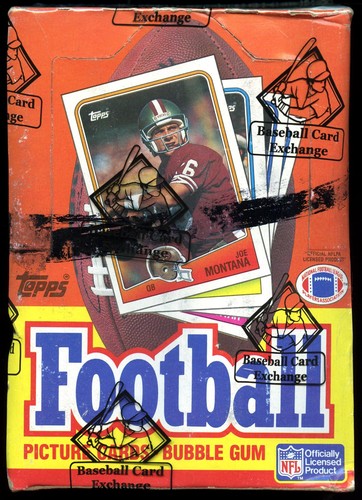 1988 Topps Football Unopened Wax Box - BBCE Authenticated - 36 Packs | eBay