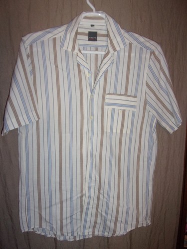 Men's Haupt Dress Casual Shirt Size Medium | eBay