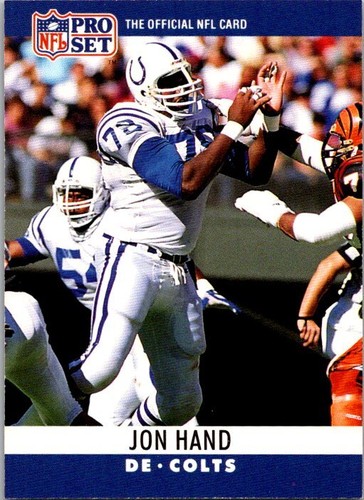 1990 Pro Set #132 Jon Hand | eBay