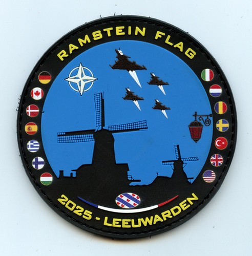 French air force patch ECE1/30 Ramstein Flag 25 Rafale B Leeuwarden ...