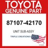 87107-42170 Toyota OEM Genuine UNIT SUB-ASSY, HEATER RADIATOR | eBay