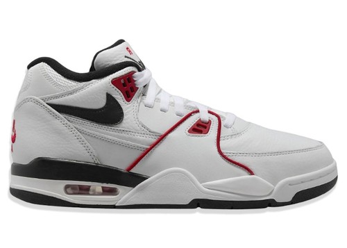 Nike Air Flight '89 White Black Red FD9928-101 Ship Now | eBay