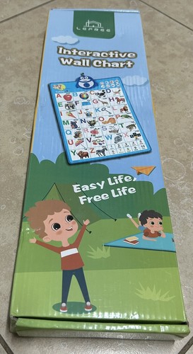 LEFREE Interactive Wall Chart ABC 123 Alphabet learning & Numbers *NEW* | eBay