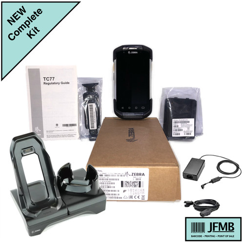 NEW Zebra TC77 Mobile Computer Barcode Scanner Android 13 with Charging ...