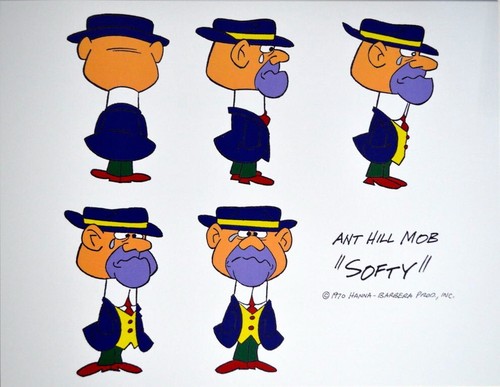 WACKY RACES / ANT HILL MOB - SOFTY Model Sheet PRINT Hanna Barbera | eBay