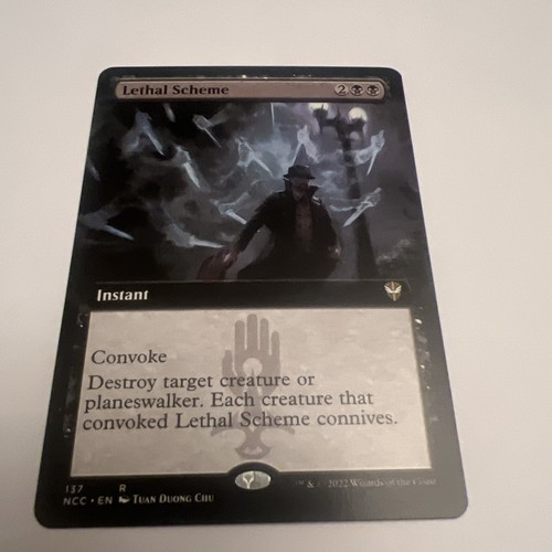 Lethal Scheme (Extended Art) Commander: Streets of New Capenna Regular | eBay