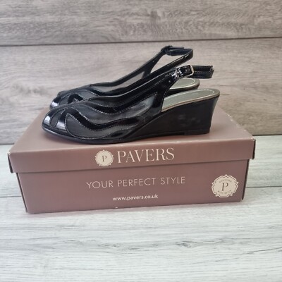 Pavers Black Flats for Women for sale | eBay