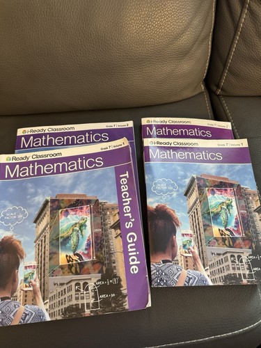 7th Grade Iready Math Student And Teacher Books Volume 1 And 2 Gently ...