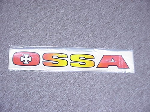 Vintage 1970's OSSA Decal Large 18" x 2-1/2" (053) | eBay