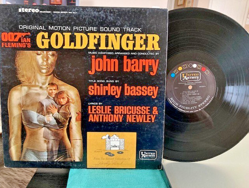 007 IAN FLEMINGS GOLDFINGER ORIGINAL MOTION PIC SOUNDTRACK James Bond UA #5117 | eBay