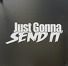 Just Send It Bullet Funny Vinyl Decal Bumper Sticker Super Twin Decal ...