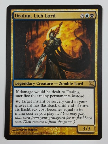 Dralnu, Lich Lord Time Spiral Magic the Gathering MTG x1 | eBay