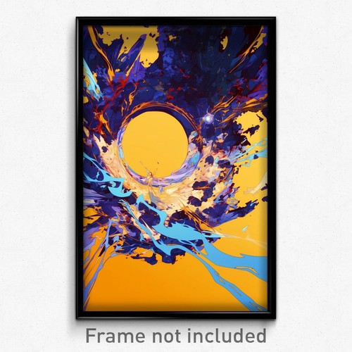 Art Poster - Golden Hole (Psychedelic Trippy Weird 11x17 Cartoon Print ...