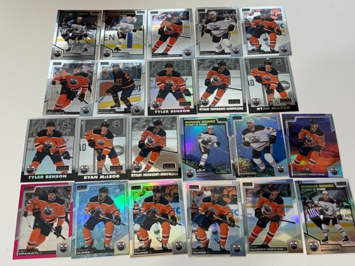 2020-21 OPC PLATINUM EDMONTON OILERS BASE SET, AQUAMARINE, PINK, SUNSET ...