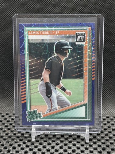James Tibbs III 2025 Donruss Optic Rated Prospect Blue Velocity #187 ...