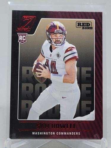 2022 Zenith Sam Howell Red Zone Rookie RC #105 COmmanders C3E | eBay