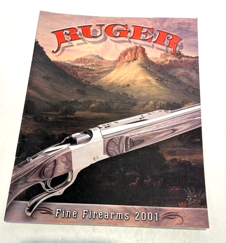 Vintage 2001 Ruger Firearms Catalog 8 1/2 x 11" | eBay