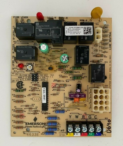 Goodman Amana Emerson PCBBF109 Furnace Control Circuit Board 50M56-289 ...