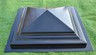 Concrete Mold Pier Caps Fence Capping 13,19x13.19 inch Fence Pier Caps ...