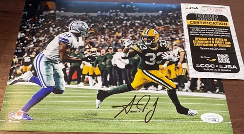 Aaron Jones Signed Autographed 8x10 Photo Green Bay Packers JSA | eBay