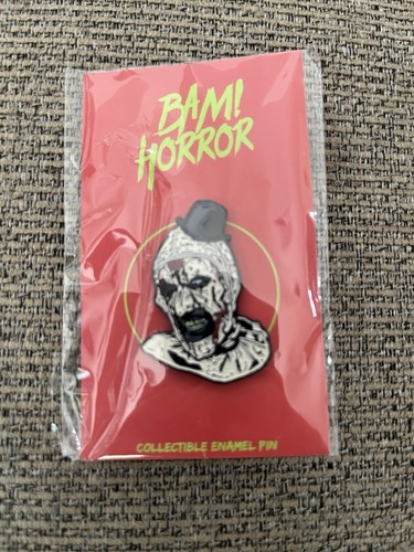 Terrifier Art the Clown Enamel Bam Box Pin | eBay
