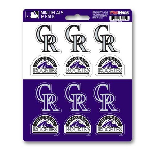 Colorado Rockies - Set Of 12 Sticker Sheet | eBay