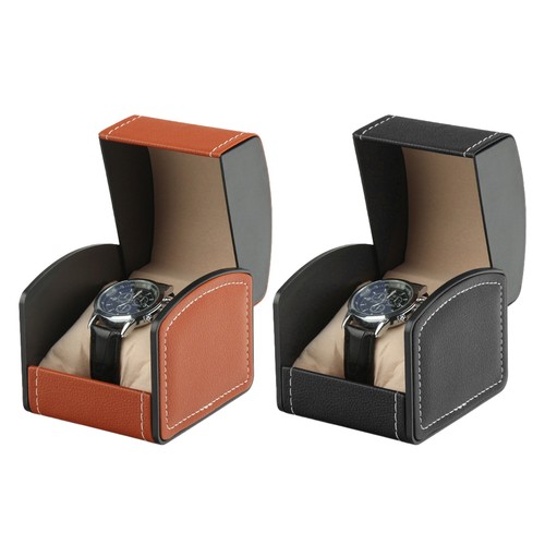 Single Watch Box Travel Case Storage Display Watches PU Leather Luxury ...