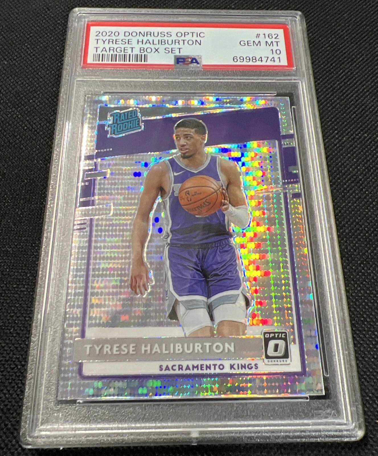Tyrese Haliburton 2020 Optic #162 Target Box Set Price Guide - Sports ...