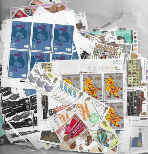 GB Postage £100 Mint Stamps Full Gum. 2p - 30p range. 100% valid for ...