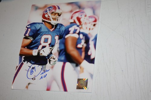 BUFFALO BILLS PEERLESS PRICE #81 SIGNED 8X10 PHOTO TENNESSEE VOLS CHAMP ...
