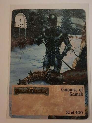 TSR Spellfire CCG 1st Ed. GNOMES OF SAMEK Card #52 of 400 Forgotten ...