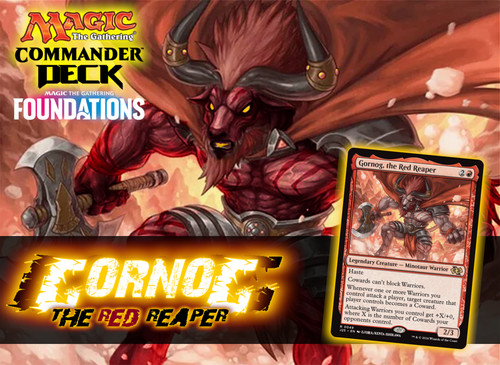 Gornog, the Red Reaper MTG EDH Commander Deck | Minotaur Tribal! | eBay