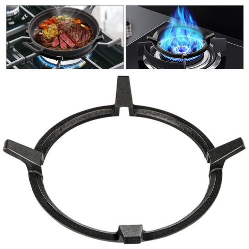 8.4'' Wok Ring Non-slip Black Cast Iron Stove Stand for Kitchen Wok ...