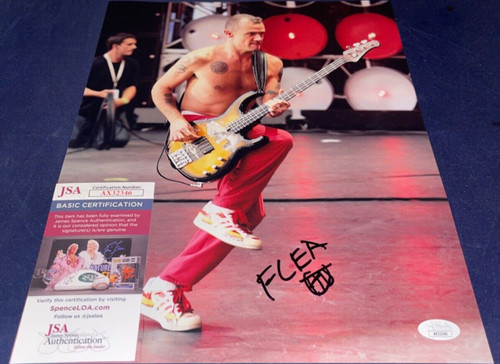 Flea Bassist Signed 11x14 Red Hot Chili Peppers RHCP Photo Autographed ...