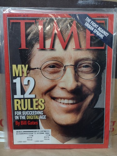 Time Magazine (March 22, 1999) Cover: Bill Gates, Warehouse Inventory ...