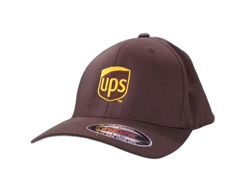 Flexfit UPS Employee Cap L/XL Never Worn New Condition | eBay