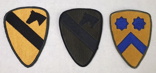 US Army 1st and 2nd Calvary Division Embroidered Patch WWII Lot of 3 | eBay