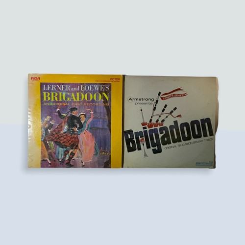 Lot of 2 Brigadoon Vinyl, LP Original Cast Recording & Original Sound ...