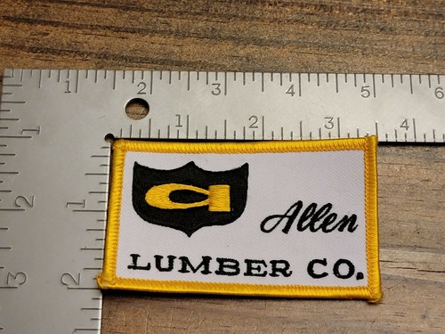 S Allen Lumber Company Uniform Logo Patch for shirt or hat jacket | eBay