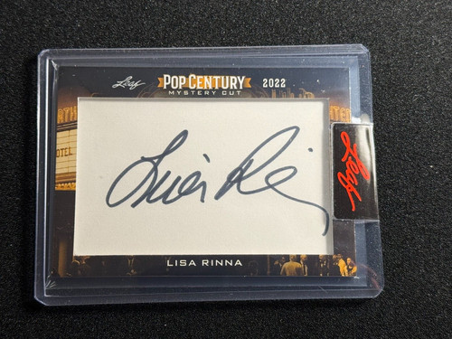 2022 Leaf Pop Century Autograph Signed Cut Signature Lisa Rinna Actress ...