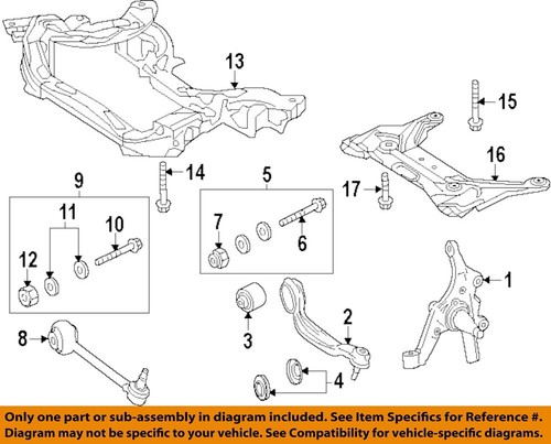 MERCEDES OEM 08-17 C300-Lower Cntrl Arm Repair Kit 0003330971 | eBay
