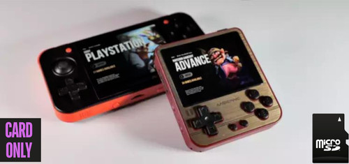 128GB + 16GB Anbernic RG280V RG300X RG350M Adam Image Custom OS *SD ...