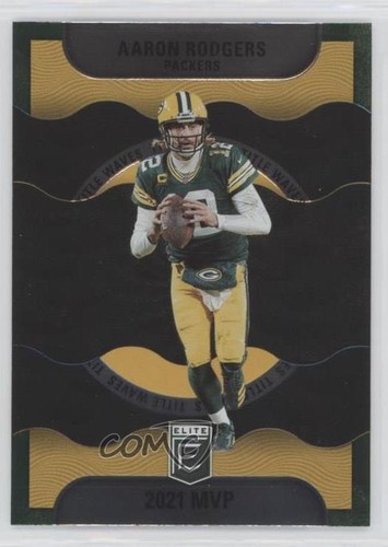 2022 Panini Donruss Elite Title Waves Green Aaron Rodgers #TW1 | eBay