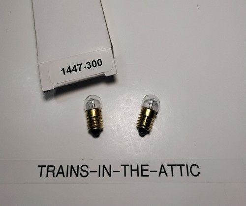 LIONEL BULB 1447 18 VOLT CLEAR SCREW BASE FITS LIONEL TRAINS LISTED 2 ...